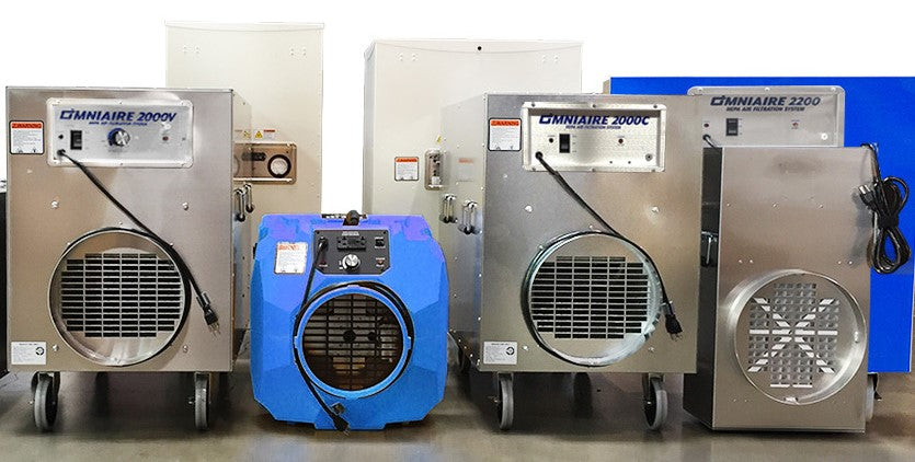 Industrial Negative Air Machines – Omni CleanAir